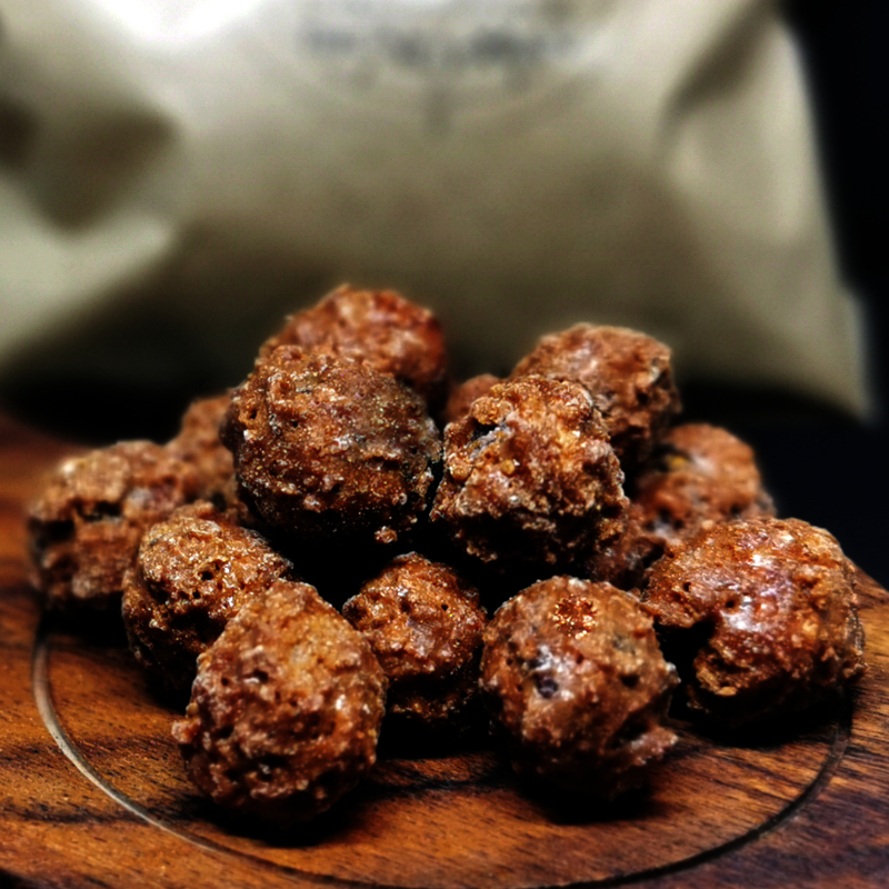 A bag of Roasted Caramelised Hazelnuts - Nelson Market